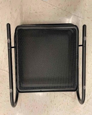 Mesh Monitor Stand With Drawer Black - Brightroom™ : Target