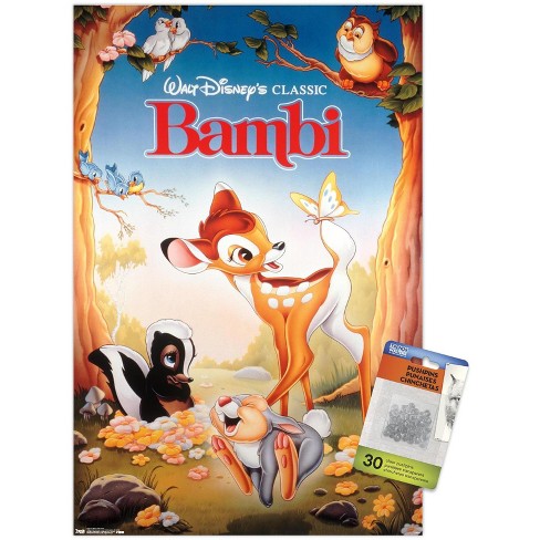 Trends International Disney Bambi - One Sheet Unframed Wall Poster ...