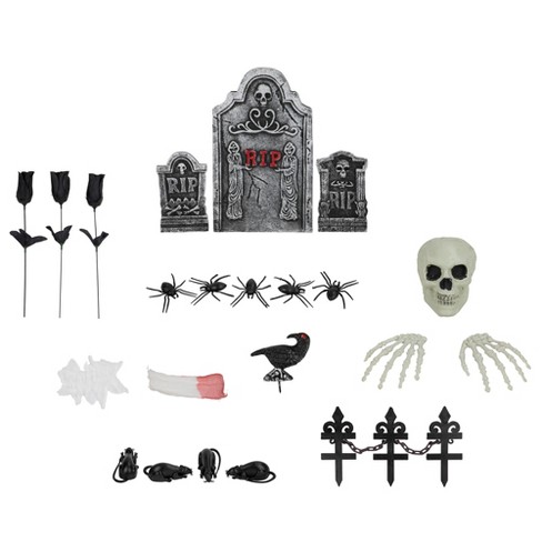 Northlight Tombstone Rip Set Outdoor Halloween Decoration - 24pc : Target