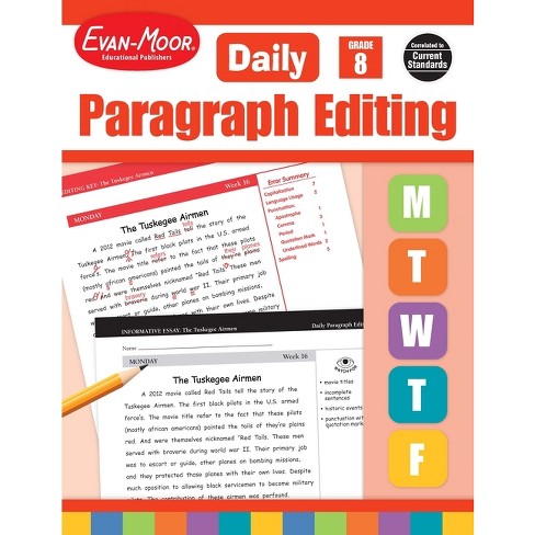 Daily Paragraph Editing, Grade 8 Teacher Edition - Annotated By Evan ...
