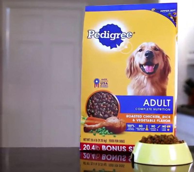 Pedigree Roasted Chicken, Rice & Vegetable Flavor Adult Complete ...