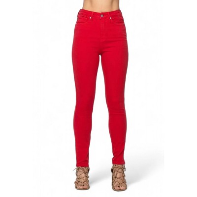 Women's High Waist Control Top Gart Dyed Skinny Jean - Regular/curvy ...
