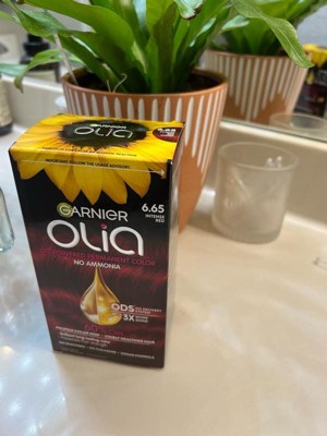 Garnier Olia Oil Powered Permanent Hair Color - Intense Red 6.65 - 1 Fl ...