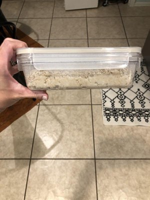 4pc (set Of 2) 5.5 Cup Tritan Plastic Rectangle Food Storage Container ...