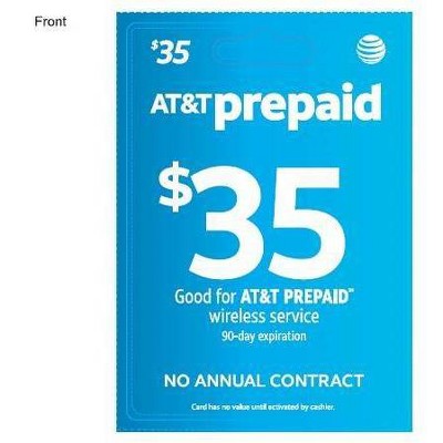 At&t $35 Prepaid Phone Card (email Delivery) : Target