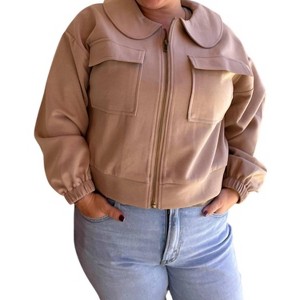 Women's Zip Up Collar Jacket - Entro : Target