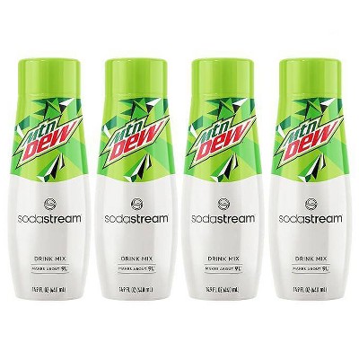 Sodastream Mountain Dew - 4pk/60oz: Soda Streamer Flavor, Liquid ...