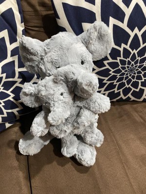 Elephant Plush Animal With Mini Plush - Gray - 2pk - Cloud Island™ : Target