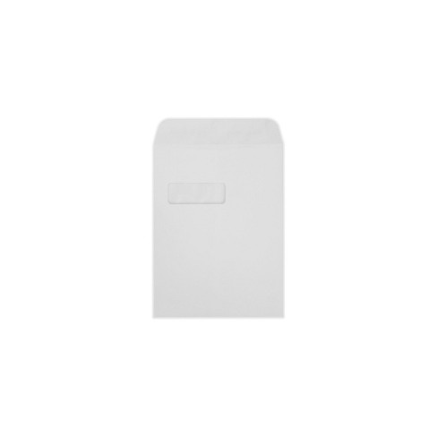 Lux 9" X 12" Open End Window Envelopes White Linen 250/pack 1590-wli ...