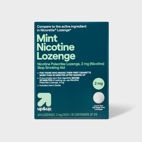Nicotine 2mg Lozenge Stop Smoking Aid - Mint - Up&up™ : Target