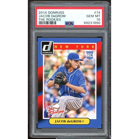 Jacob Degrom Rookie Card 2014 Donruss The Rookies #74 Psa 10 : Target