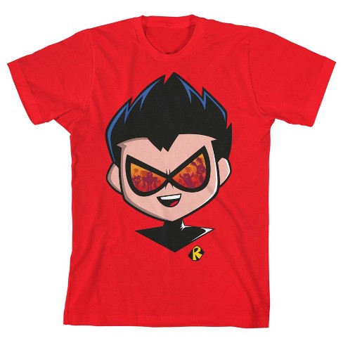 Teen Titans Robin Youth Red Graphic Tee : Target