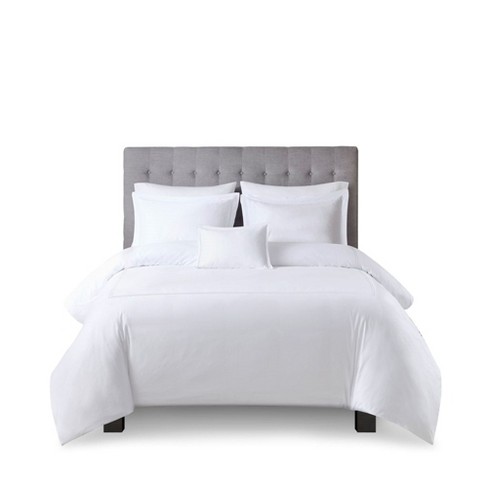 Livn Co. 500 Thread Count Cotton Sateen Duvet Cover Set With ...