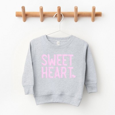 The Juniper Shop Sweetheart Puff Print Toddler Graphic Sweatshirt - 5/6 ...