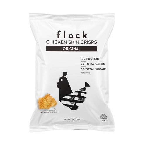Flock Chicken Skin Crisps Original - 2.5oz : Target