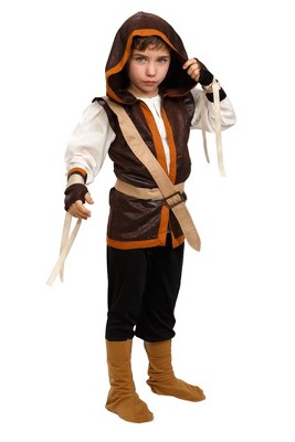 Dress Up America Hunter Costume For Kids - Robin Hood Costume - Small ...