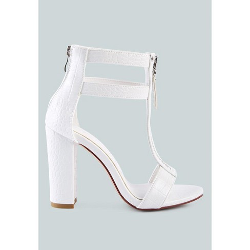 Felicity Zip Up Block Heel Sandals : Target