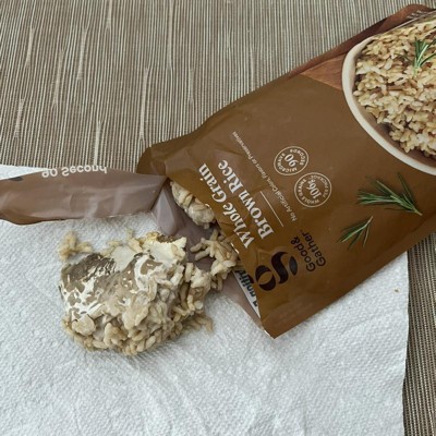 90 Second Whole Grain Brown Rice Microwavable Pouch - 8.8oz - Good ...