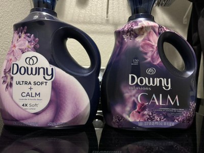 Downy Ultra Soft + Calm Lavender & Vanilla Beans Liquid Fabric Softener ...