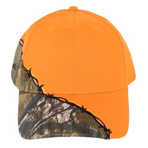 Ctm Kati Unisex Barbed Wire Embroidered Camo Baseball Cap, Blaze : Target