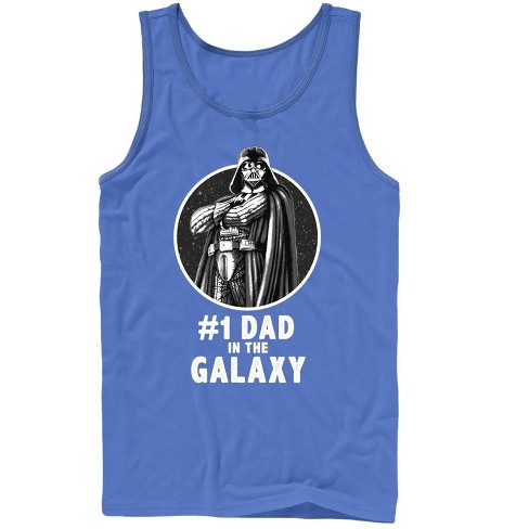 Men's Star Wars Darth Vader Best Dad Tank Top - Royal - Large : Target