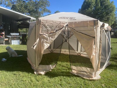 Clam Quick-set Pavilion Portable Pop-up Outdoor Camping Gazebo Screen ...