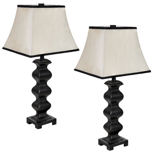 Sunnydaze 29" H Stately Shapes Resin Accent Table Lamps Set Of 2 : Target