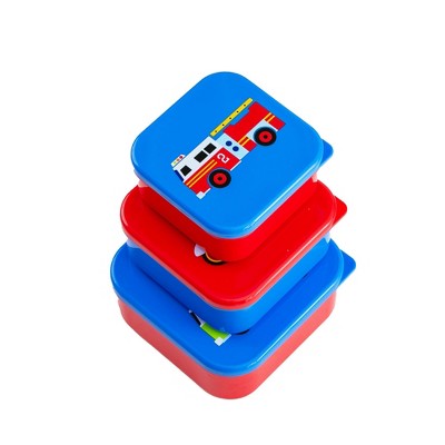 Wildkin Kids Nested Snack Containers - Heroes : Target