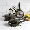 Goodful 10pc Cast Aluminum, Ceramic Cookware Set : Target