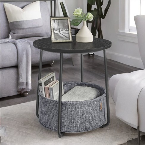 Small Side Table With Storage Round End Tables Living Room Side Tables ...
