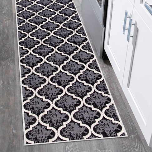 Sussexhome Indoor Non Skid Cotton Washable Kitchen Runner Rug - 20" X ...