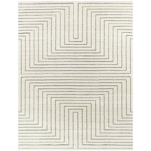 7'10"x10' Carmody Transitional Geometric Rug White - Balta Rugs: Medium ...