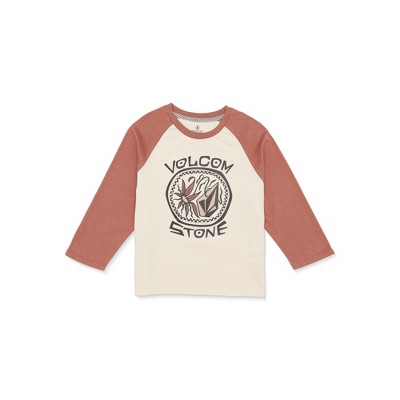 Volcom Little Girls Pitch Me Long Sleeve Tee, Rust - 4 : Target
