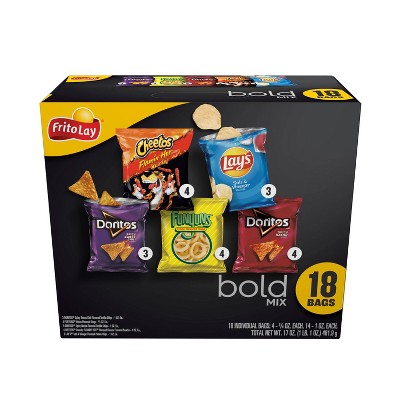 Frito-lay Bold Mix Snacks Mega Size Variety Pack - 42oz/42ct : Target