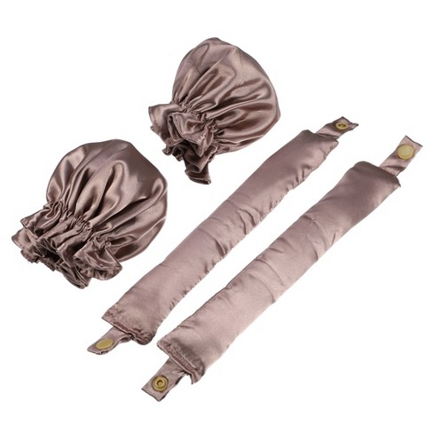 Unique Bargains Heatless Hair Curler Curling Rod Purple 2 Set : Target