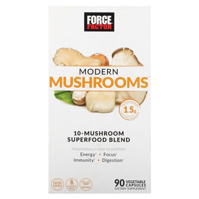 Force Factor Modern Mushrooms, 90 Vegetable Capsules : Target