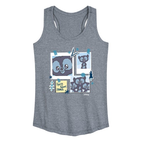 Women's Disney Harris, Hubbert & Hamish Graphic Racerback Tank ...