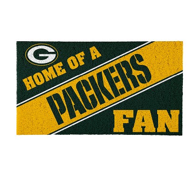 Evergreen Nfl Green Bay Packers Embossed Mat Cross Hatch Indoor And ...