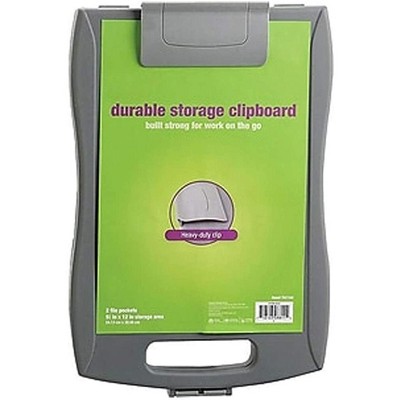 Officemate Slim Clipboard With Storage Box, Low Profile Clip & Storage ...