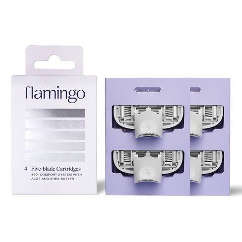 Flamingo Women's Razor Blade Refills - 5-blade Refill Cartridges - 4ct ...