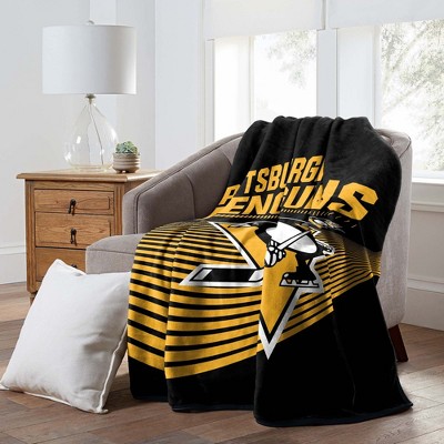 Sweet Home Collection Nhl Pittsburgh Penguins 60" X 80" Raschel Throw ...