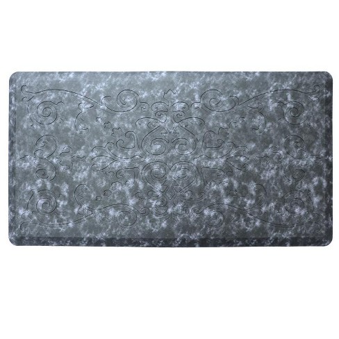 J&v Textiles Medallion Embossed Anti-fatigue Stain-resistant Cushioned ...