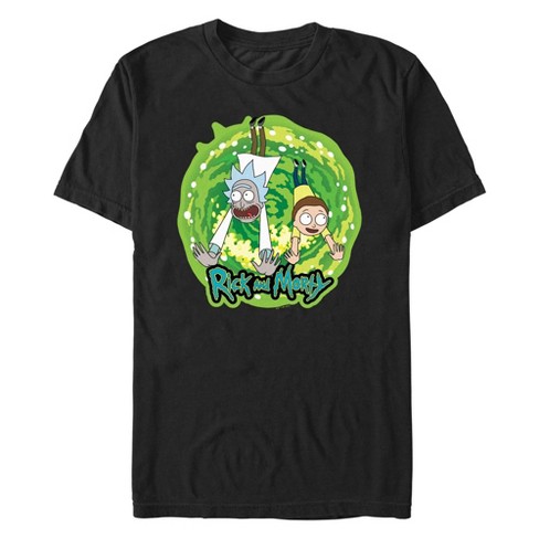 Men s Rick And Morty Dimension Hoppers T shirt Target