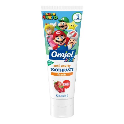 Orajel Kids' Super Mario Fluoride Toothpaste - 4.2oz : Target