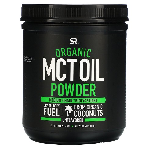 Sports Research Organic Mct Oil Powder, Unflavored, 10.6 Oz (300 G) : Target