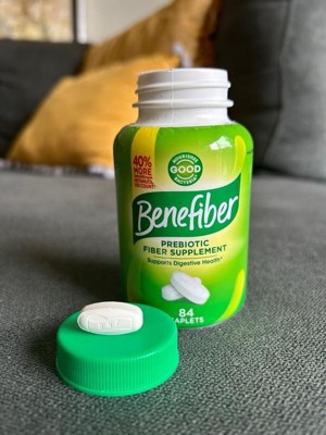 Benefiber Prebiotic Fiber Supplement Caplets - 84ct : Target