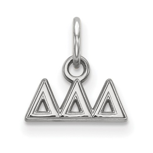 Black Bow Jewelry Sterling Silver Delta Delta Delta Greek Life Extra ...