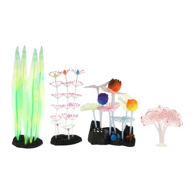 Jumblpets Starter Fish Aquarium Kit, Beginner Glass Fish Tank Kit W/led ...