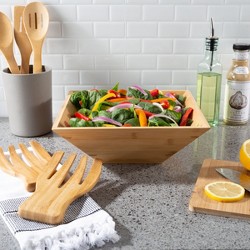 Gibson Home 67oz 3pk Wood Laroda Salad Bowls : Target