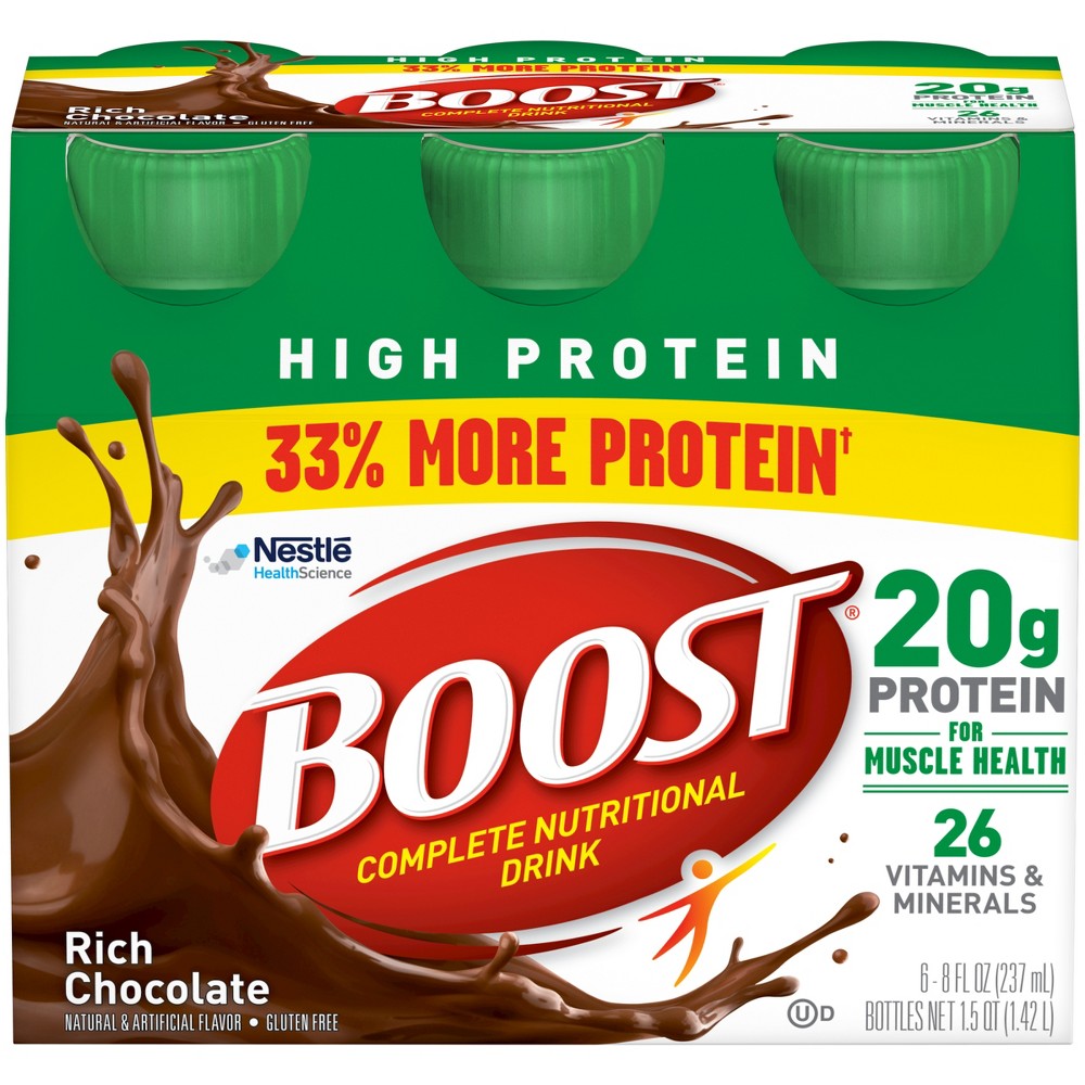 UPC 041679940662 - Boost High Protein Rich Chocolate Nutritional Drink ...